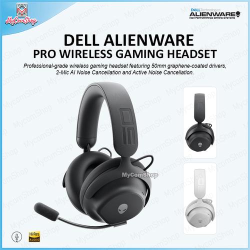 Jual DELL ALIENWARE PRO WIRELESS GAMING HEADSET 2 MIC AI HYBRID ...