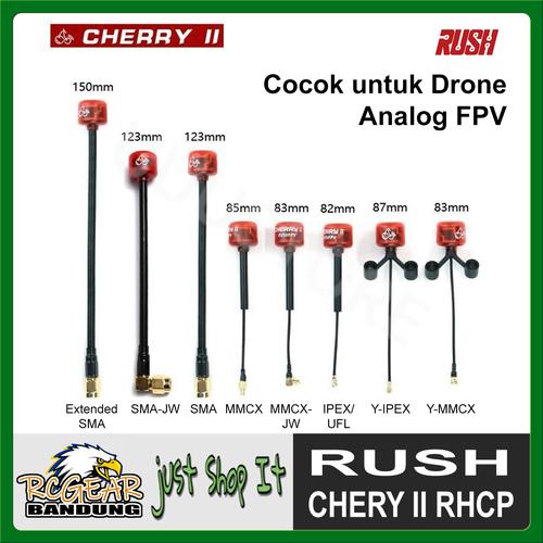 Jual RUSHFPV RUSH CHERRY 2 FPV ANTENNA II 5.8G RHCP SMA UFL IPEX MMCX for Analog FPV Drones ...