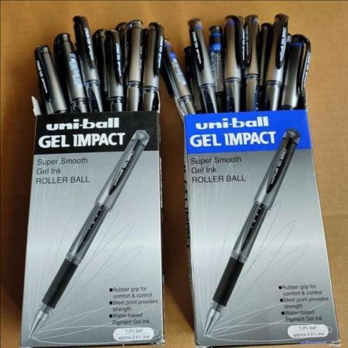 Jual Pulpen Uniball Gel Impact UM-153S 1.0 mm - 1 lusin isi 12 pcs ...
