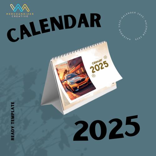 Jual Kalender Meja Custom 2025 - 7 lembar 1 muka - Duplex - Linen ...