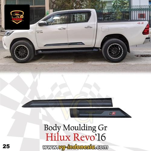 Jual List Body Hilux Revo GR Sport Ori Import Side Body Moulding Hilux ...