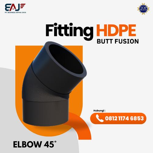 Jual Fitting Butt Fusion Elbow 45°Derajat (DN125) 5 inch Fitting Butt ...