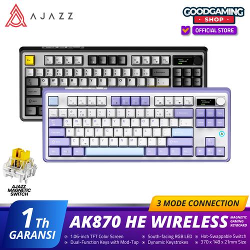 Promo AJAZZ AK870 Magnetic Switch Version Mechanical Keyboard - Starry ...