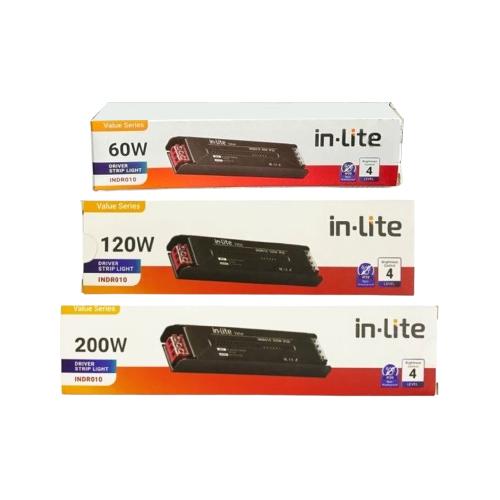 Jual InLite INDR010 Flexi Strip Driver Travo Driver LED Strip 60W 120W ...