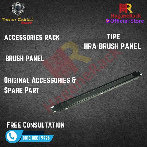Jual Brush Panel 1U For Front Wiring Cabling Rack Server - HaganeRack ...
