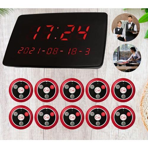 Jual BELL TOMBOL BEL BASE LAYAR MONITOR RECEIVER TABLE MEJA RESTORANT ...