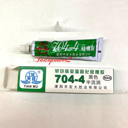 Jual Lem Tian Mu 704 Hitam / Thermal Glue + Sealant Silicone Grease ...