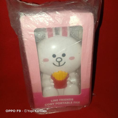 Jual happy meal McD Line friends Cony portable fan - Kota Batam ...