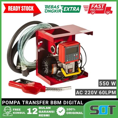 Jual Flow meter Solar Digital Pompa Solar BBM Flowmeter OGM digital ...