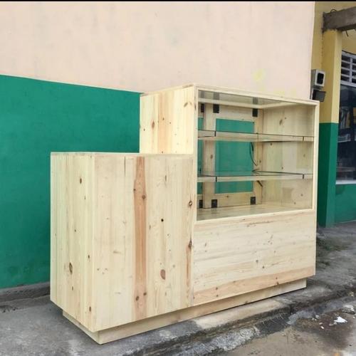 Jual meja etalase/ meja display kayu jati Belanda - Kota Tangerang ...