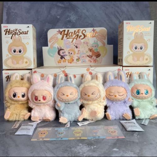 Jual Boneka The Monster Labubu V2 Original POPMART/Have A Seat Labubu ...