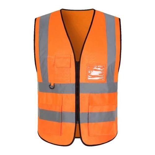 Jual Rompi Safey Proyek Vest ID Card - Orange - Jakarta Barat - Seragam ...