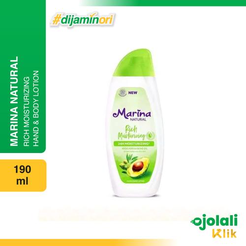 Jual Marina Natural Hand and Body Lotion - Rich Moisturizing 190ml - Kab. Malang - Toko Ojolali ...
