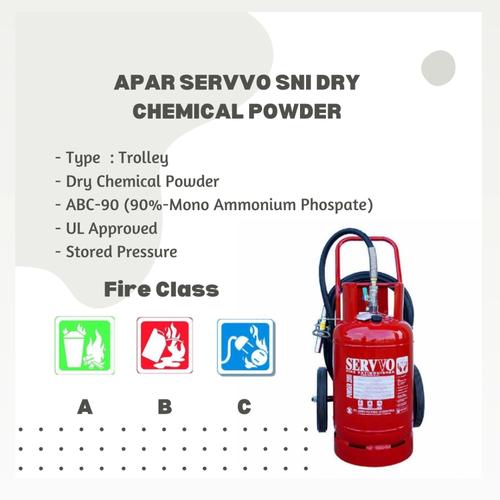 Jual [25 KG] APAR Trolley SERVVO SNI Dry Chemical Powder - Kota Medan ...