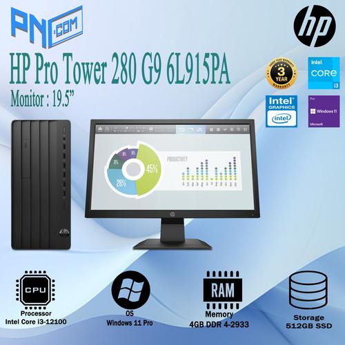 Jual HP Pro Tower 280 G9 6L915PA Intel Core i3-12100 4GB 512GB SSD ...