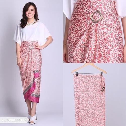 Promo Kain Batik Rok Lilit Bawahan Kebaya Modern Motif Paya Gold ...
