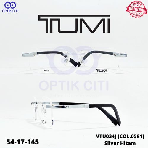 Jual Frame Kacamata Titanium Rimless Pria Original Tumi VTU 034 -C0581 ...