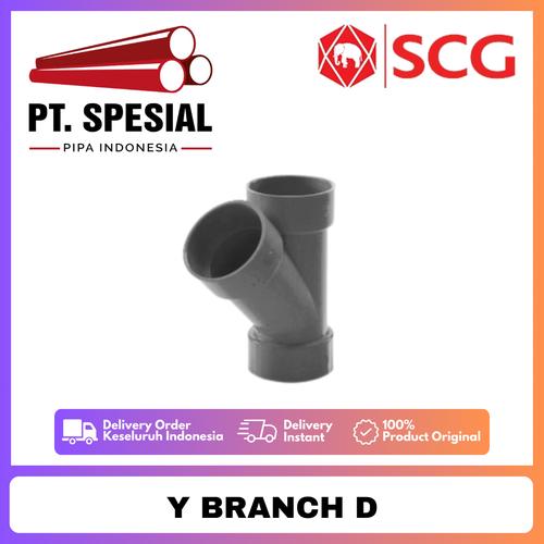 Jual Tee Y PVC D SCG / Vlok Tee Y PVC / Y-Branch PVC / Y Branch SCG ...