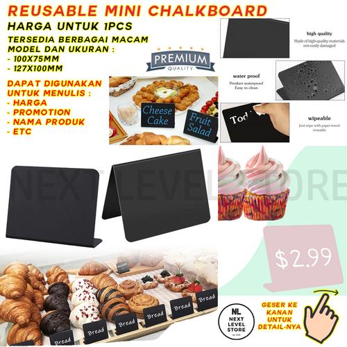 Promo Mini Chalkboard Papan Tulis Menu Label Harga Stand Display ...