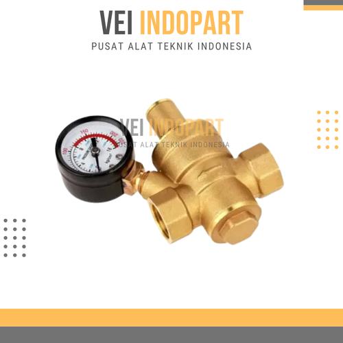 Jual 3/4" Pressure Reducing Valve PRV Regulator Water Kuningan 3/4 Inch ...