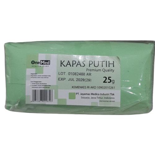 Jual ONEMED KAPAS PUTIH PACK 25 GRAM PREMIUM QUALITY - Kota Bogor ...