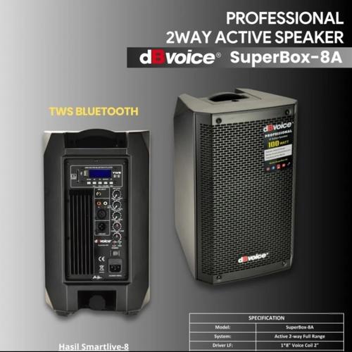 Jual Speaker Aktif Dbvoice Superbox 8 A Original 8 inch Active Superbox ...