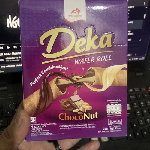 Jual DEKA WAFER ROLL CHOCO NUT 1BOX ISI 24pcs - Kota Semarang - Jajan ...