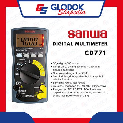 Jual SANWA CD771 Digital Multitester ORIGINAL - Jakarta Barat - Glodok ...