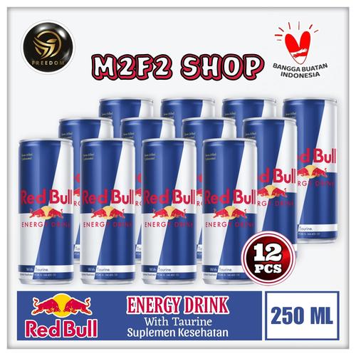 Jual Red Bull Energy Drink Blue Silver Can | Suplemen Kesehatan Kaleng ...