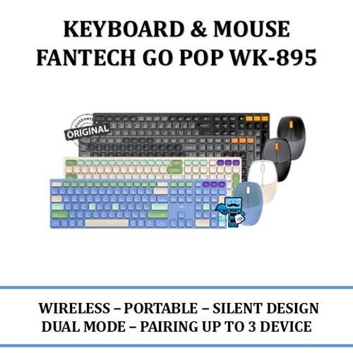Jual Keyboard Mouse Wireless 2 in 1 FANTECH GO POP WK895 Portable - Jakarta Pusat - Das Livia ...