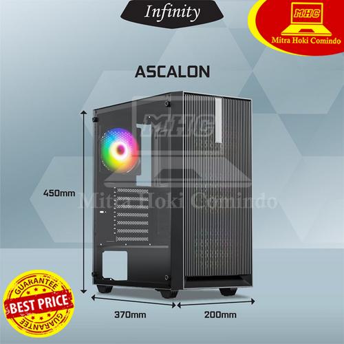 Jual CASING PC / CASING KOMPUTER MURAH INFINITY ASCALON 3 FAN RGB PC ...