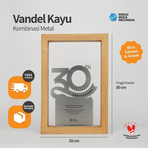 Jual Custom Plakat/Piala/Vandel/Trofi Unik Stainless Steel - Tanpa Box ...