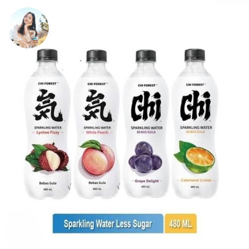 Jual chi forest sparkling water 480ml alvarian - white peach - Jakarta ...