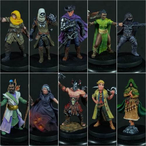 Jual Custom Painting Character/Hero Miniatures from Return to Darktower ...