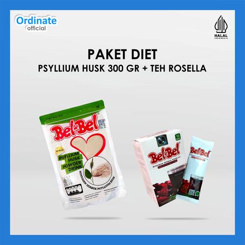 Jual Psyllium Husk Powder 300 gr + Teh Rosella 10 Sachet - Kab ...