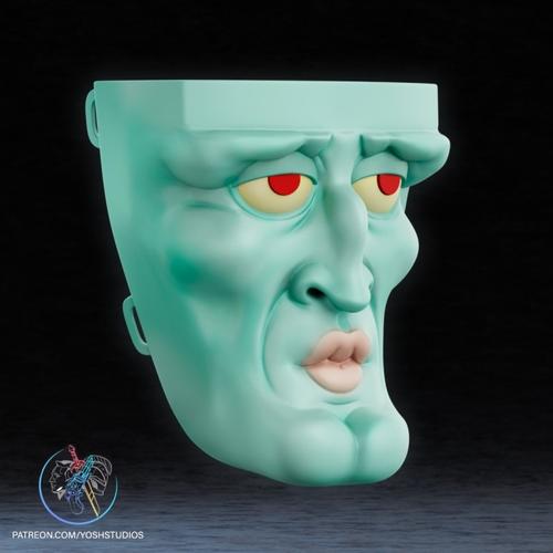 Jual 3D Print Handsome Squidward Mask - Cosplay - Kab. Bandung Barat ...