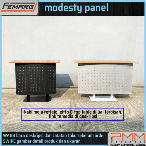 Promo curvy modesty panel FEMARG | desain melengkung komponen meja ...