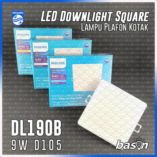 Promo PHILIPS Eridani DL190B SQ 9W D105 4" - LED Downlight Recessed ...