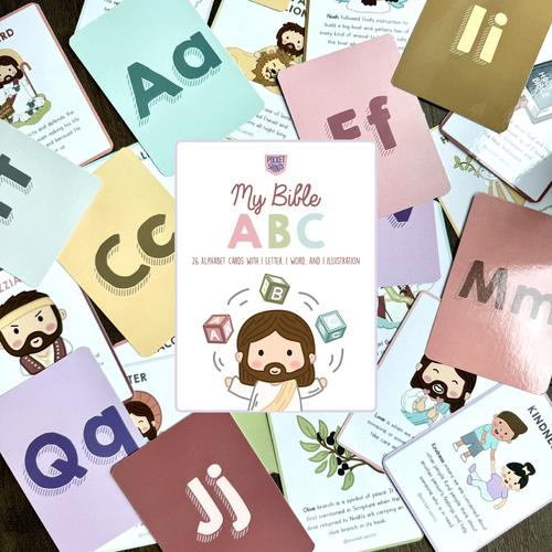 Jual Bible ABC Flashcard/Kartu Abjad Alkitab/Christian Alphabet ...