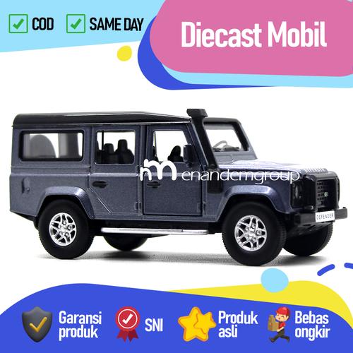 Jual Mainan Mobil Diecast Miniatur Land Rover Defender Metal Buka Pintu ...
