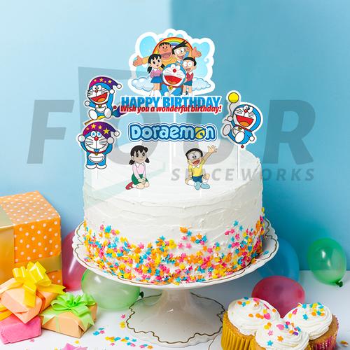 Jual Cake Topper Doraemon Hiasan Kue Karakter Happy Birthday - Kota ...