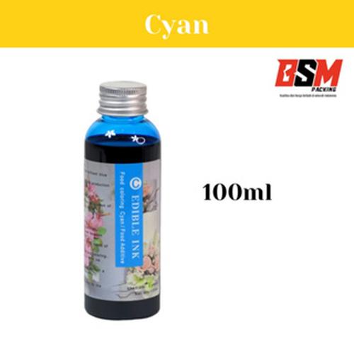 Jual Edible Ink / Edible Printer / Tinta Edible - 1 Botol 100ml - Cyan ...