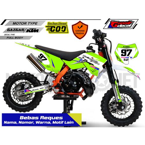 Jual Sticker Stiker Mini Trail Gazgas 50cc / KTM 50cc / SSR 50cc Full ...