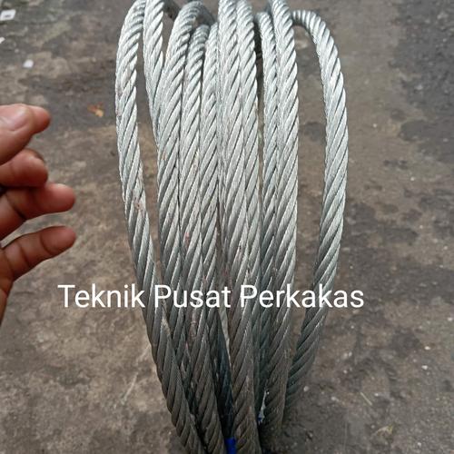 Jual Tali Kawat Sling Baja Size 3 mm - 8 mm Wire Rope Winch Hoist 1 meter - 5 mm - Jakarta Timur ...