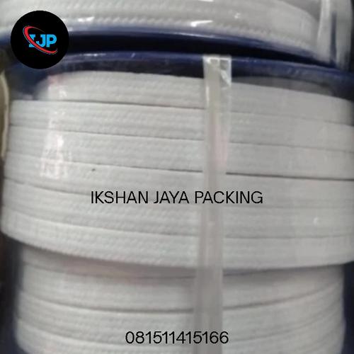 Jual Gland Packing pure Teflon FTFE Tebal 6mm x 6mm x 1 Roll - Jakarta ...