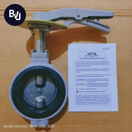 Jual Butterfly valve kitz 6 inch original 100% - Jakarta Utara - Bandar Valve Jaya | Tokopedia