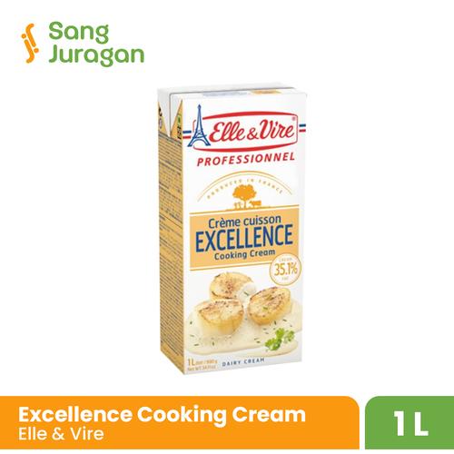 Promo Elle & Vire Creme Excellence Cooking Cream 35% Fat 1 Liter ...