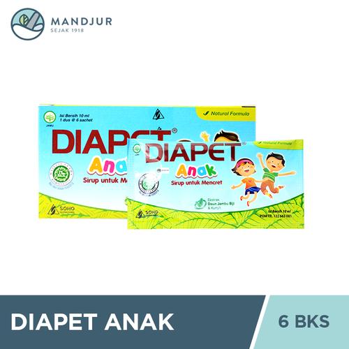 Jual Diapet Anak 6 Sachet - Sirup Obat Diare Mencret Anak - Jakarta ...