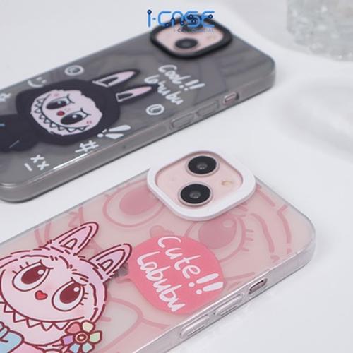 Promo Softcase Cute Cartoon Labubu for iPhone X XR XS 11 12 13 14 15 ...