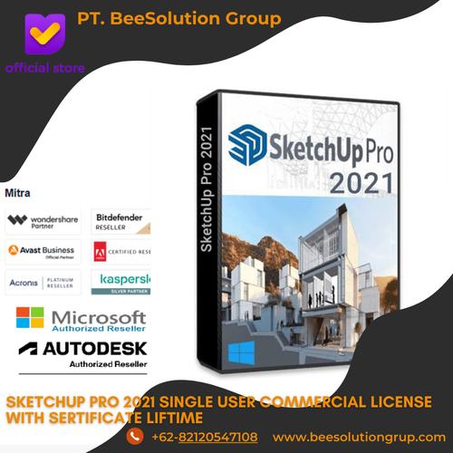 Promo SketchUp Pro 2021 Single User Commercial License With Sertificate ...